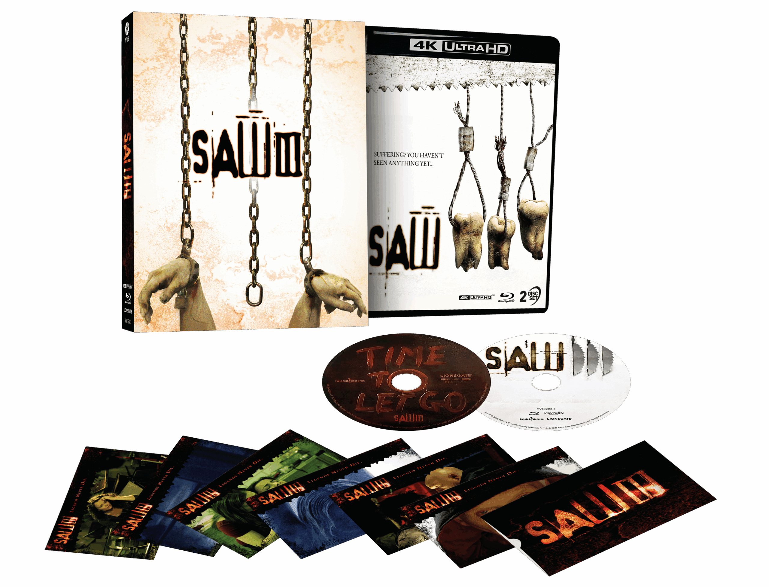 Saw III (2006) - 4K UHD + Blu-ray Limited Edition 3D Lenticular Hardca ...