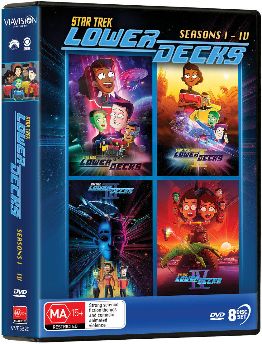 Star Trek: Lower Decks - Seasons 1- 4 - DVD – Via Vision Entertainment