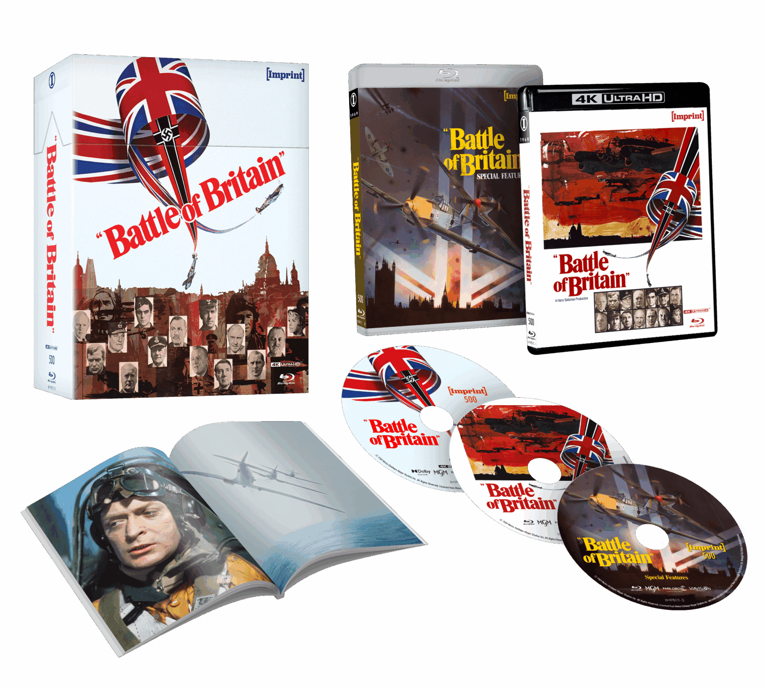Battle Of Britain (1969) 4K UHD + Blu-ray Limited Edition Hardbox + Hardback Booklet - Imprint ...