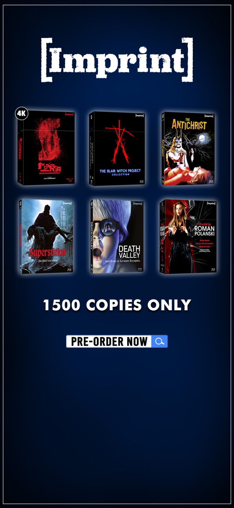 Imprint Films Limited Edition deluxe Blu-Ray - Via Vision