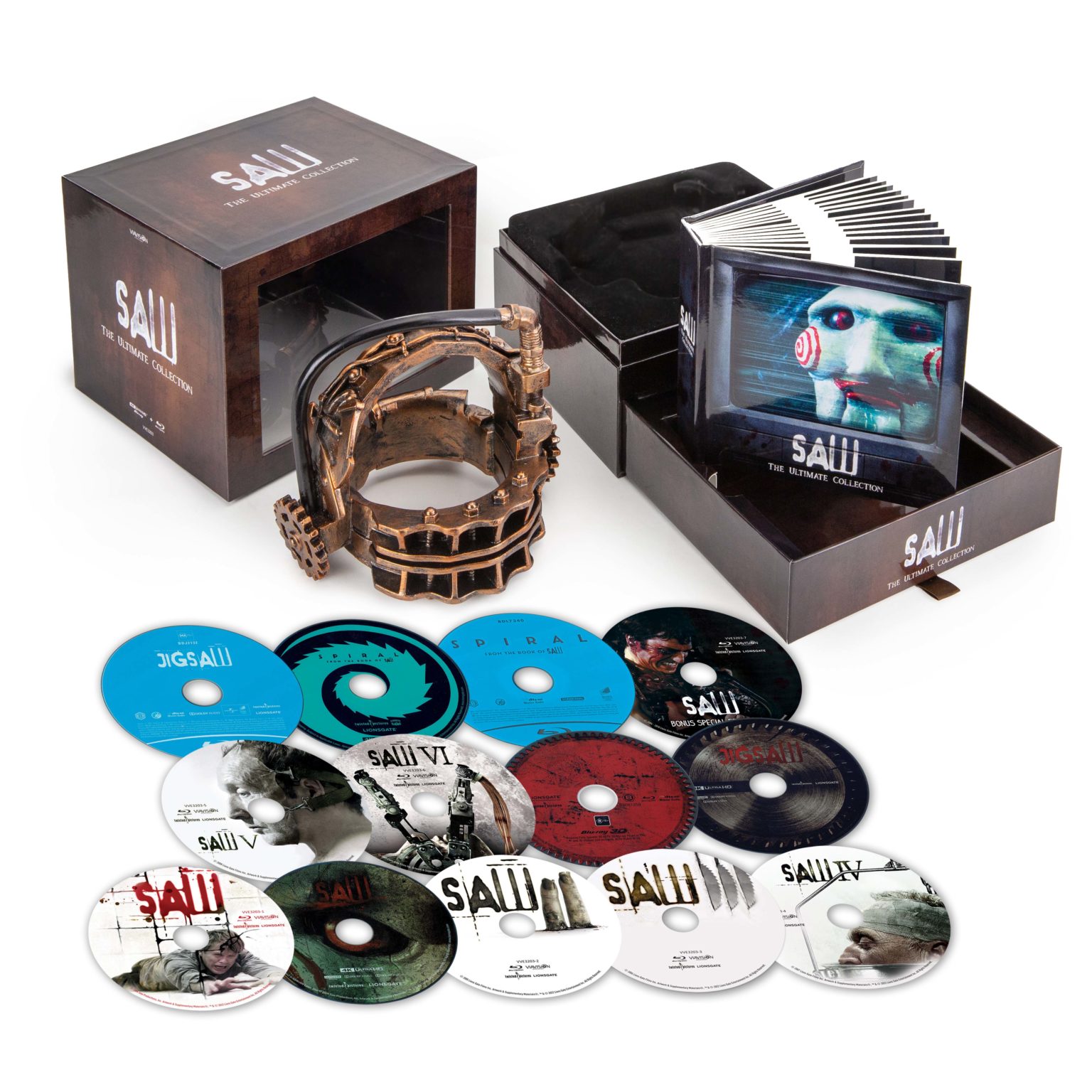 Saw: The Ultimate Collection - 4K + Blu-ray with exclusive replica ...