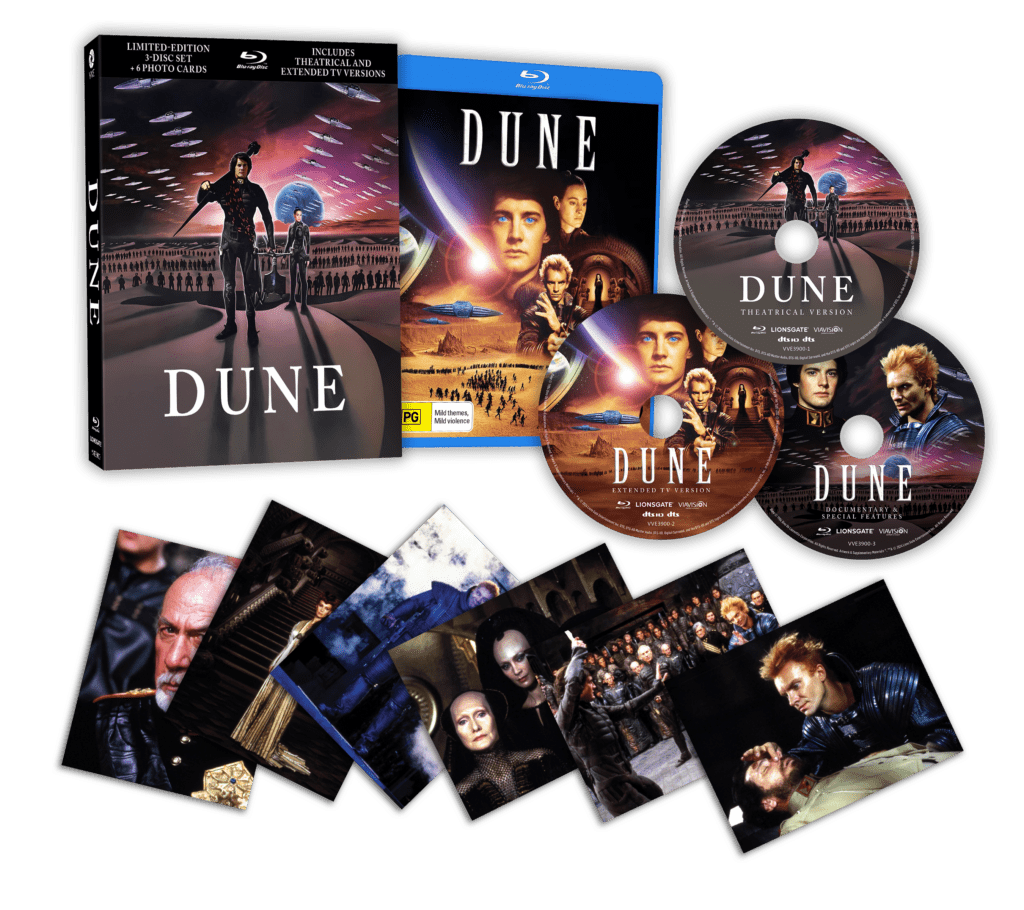 Dune (1984) - Limited Edition 3D Lenticular Hardcase + Art Cards | Via ...